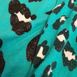 Justice | Shirts & Tops | Justice Emerald Green Cheetah Crop Top | Poshmark